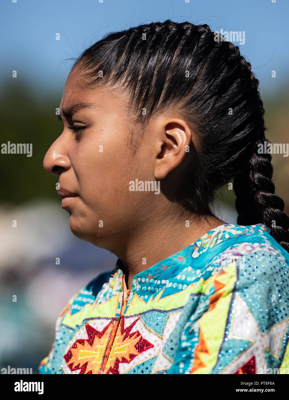 Participants dancing Native American style at the Stillwater Pow Wow in ...