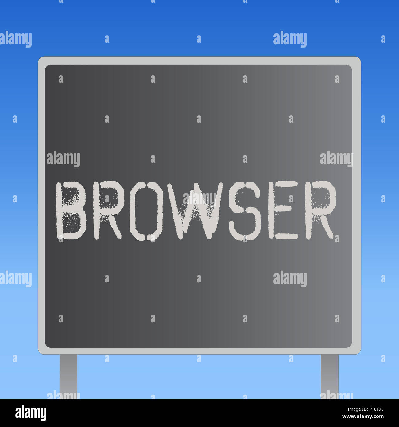 Word Writing Text Browser Business Concept For Computer Program Graphical User Interface