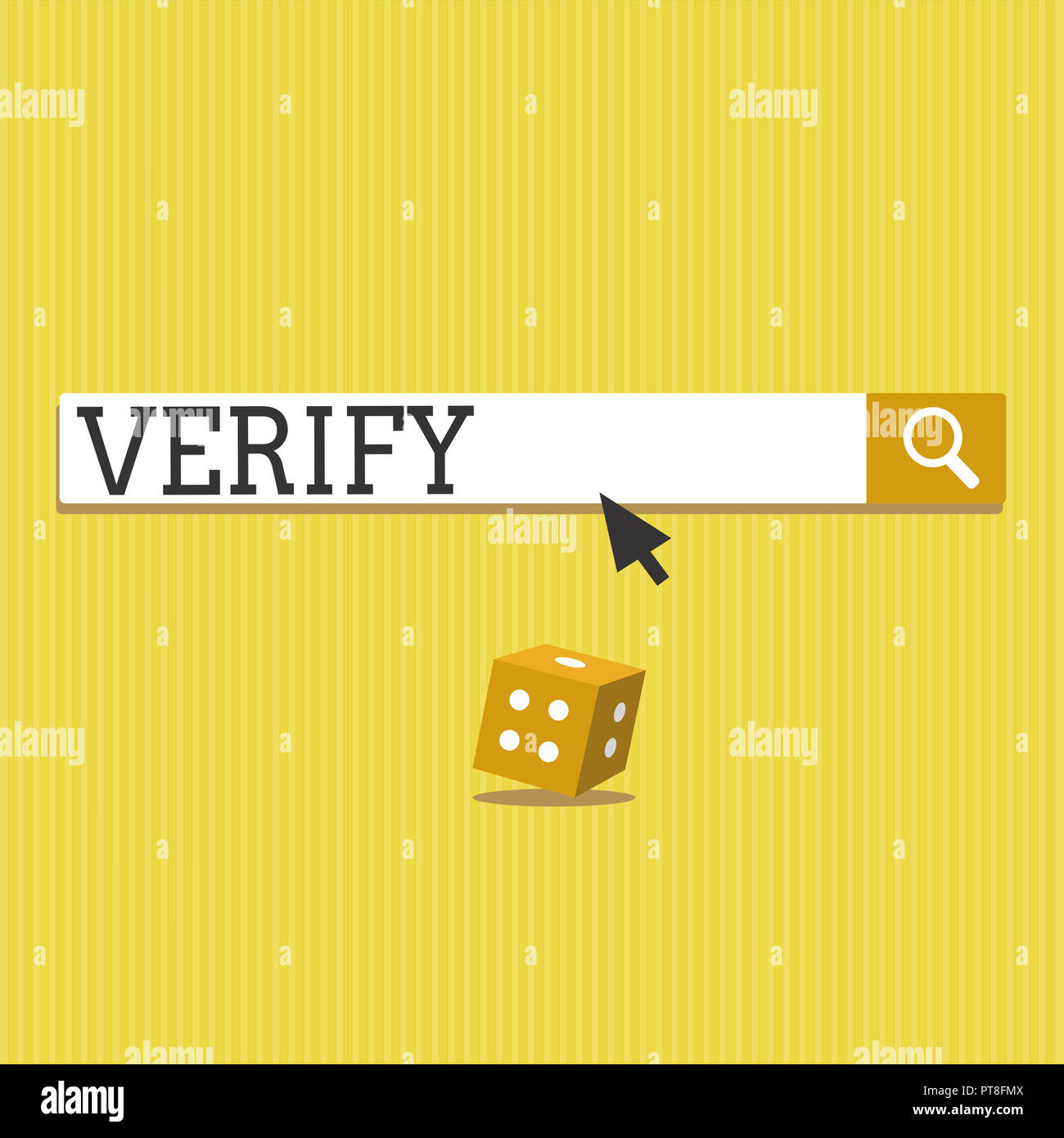 Text sign showing Verify. Conceptual photo make sure or demonstrate ...