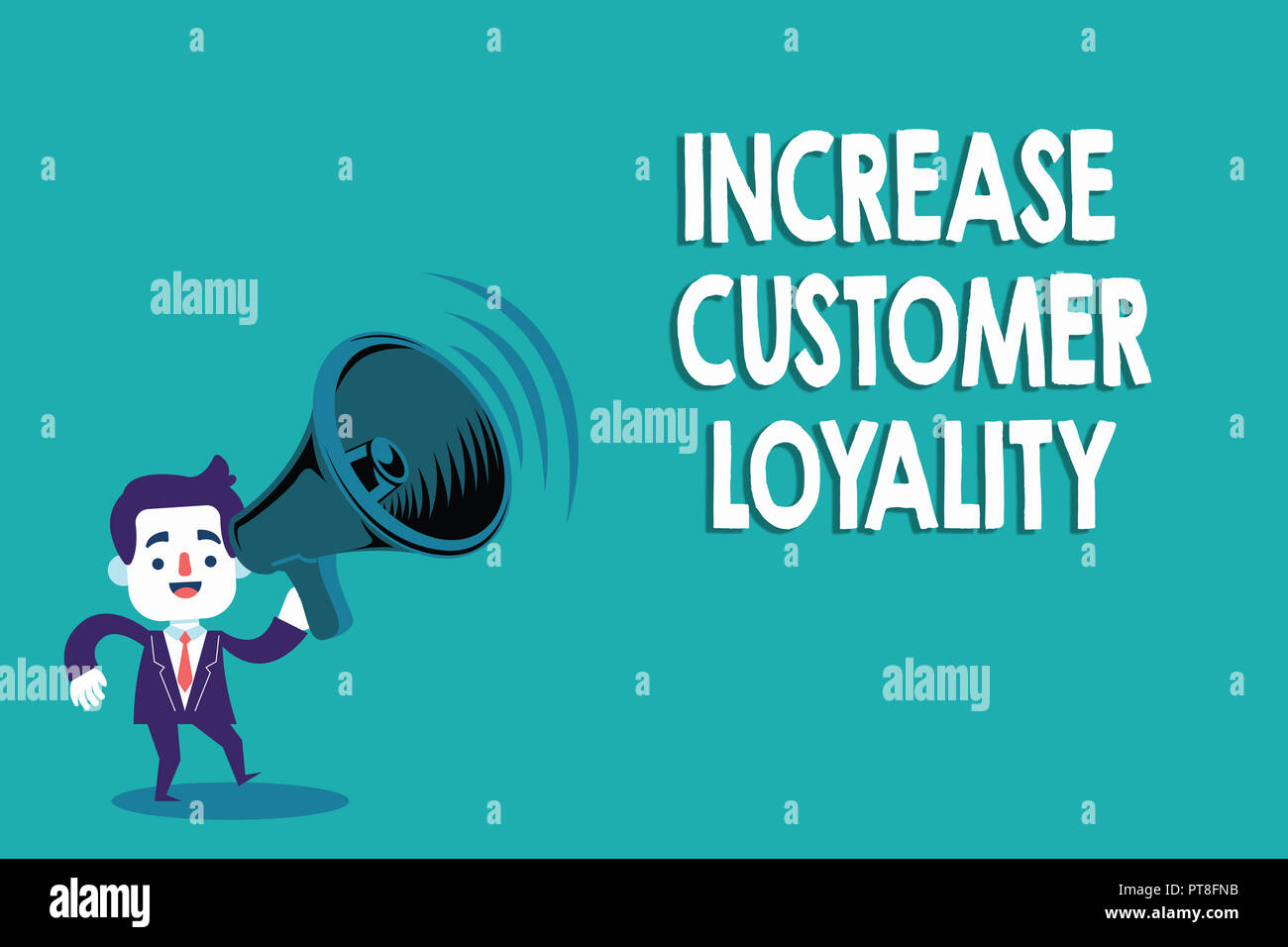 Conceptual hand writing showing Increase Customer Loyalty. Business ...