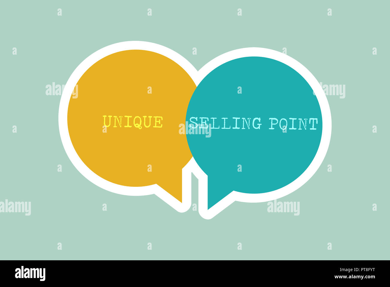 Handwriting text writing Unique Selling Point. Concept meaning ...