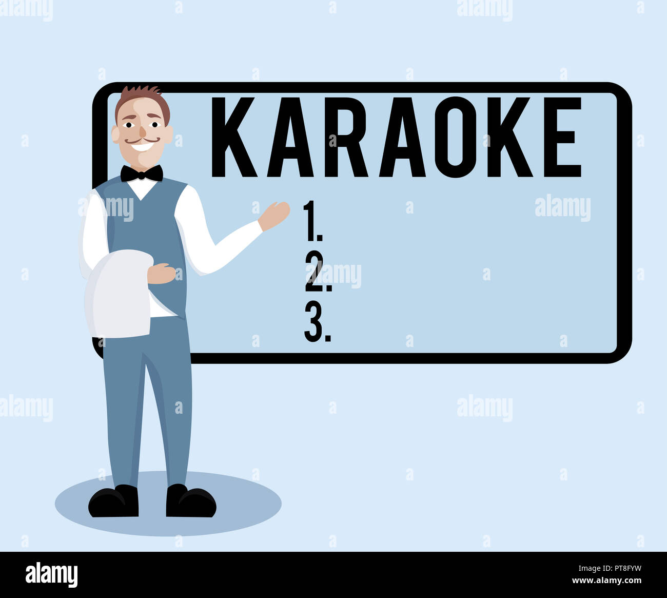 Conceptual hand writing showing Karaoke. Business photo text ...