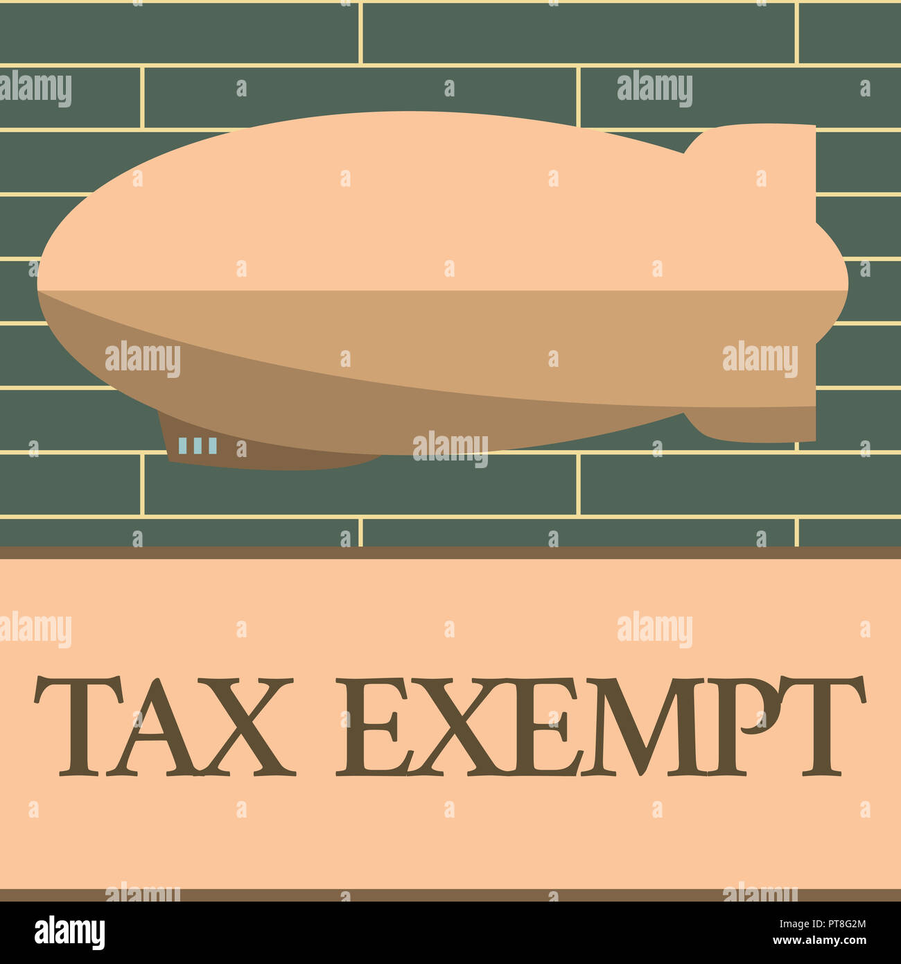 Handwriting text writing Tax Exempt. Concept meaning Income or ...