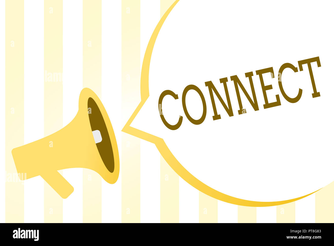 Writing note showing Connect. Business photo showcasing Being together ...