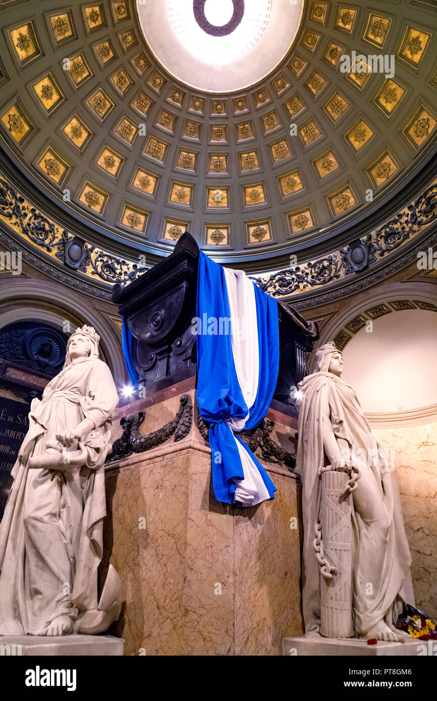 General San Martin Tomb. Metropolitan Cathedral. Buenos Aires ...