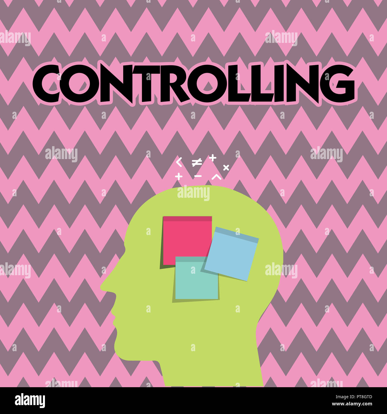 Text sign showing Controlling. Conceptual photo Having the power to ...