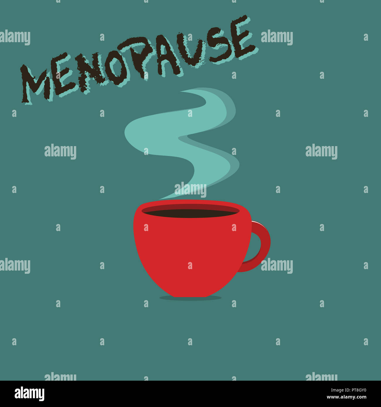 Conceptual hand writing showing Menopause. Business photo showcasing ...