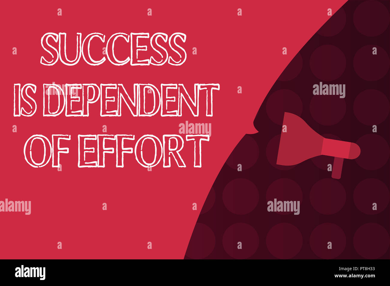 Word writing text Success Is Dependent Of Effort. Business concept for ...