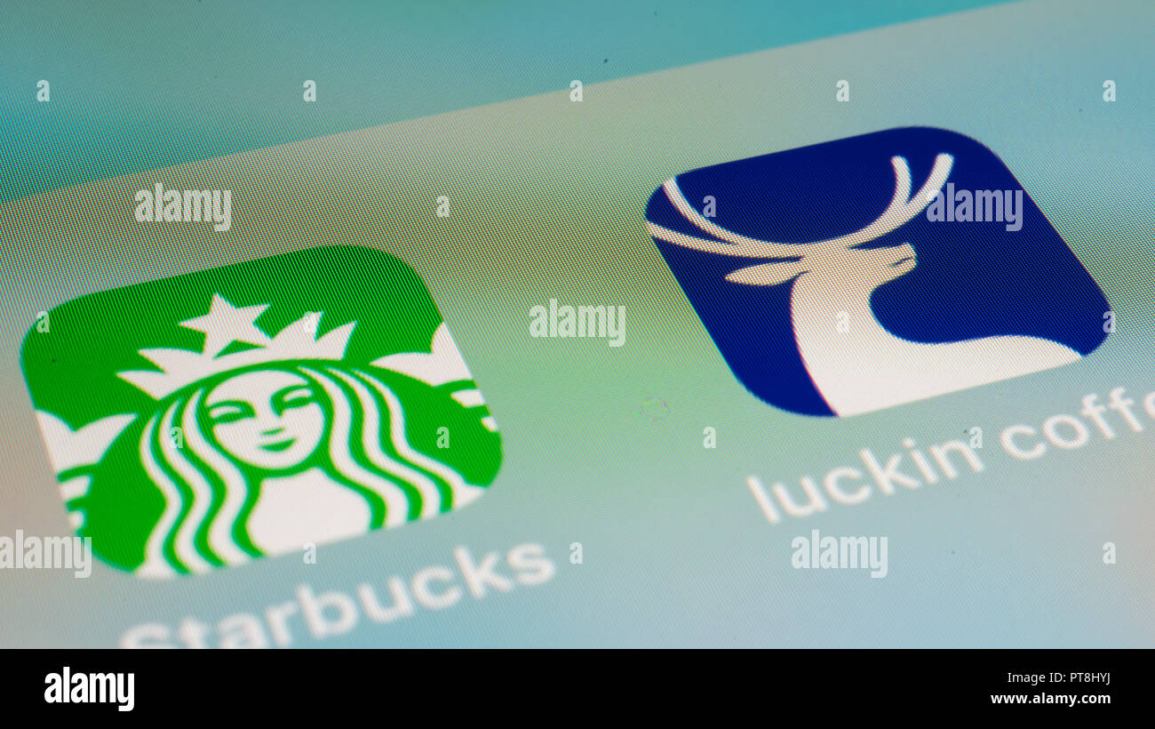 Luckin coffee icon hi-res stock photography and images - Alamy