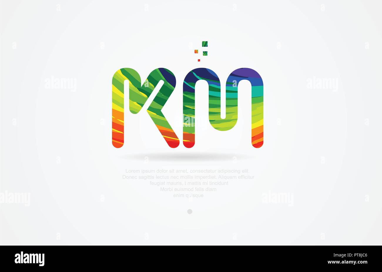K m logo Stock Vector Images - Alamy