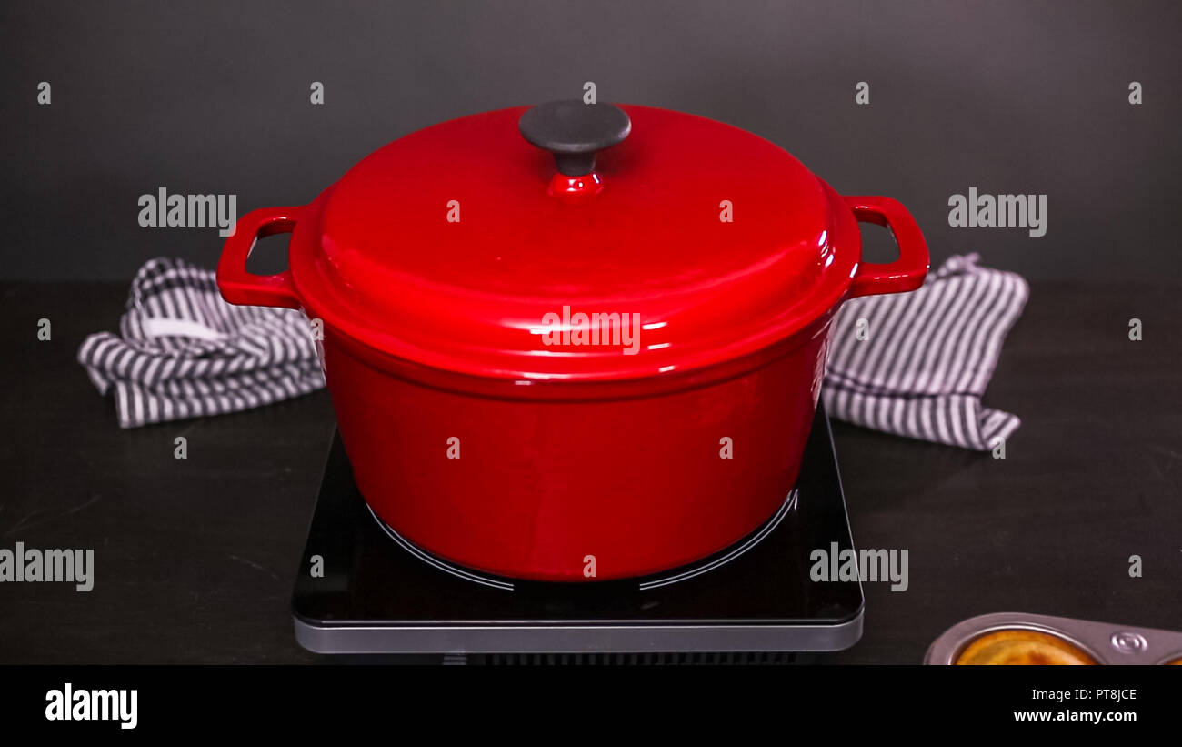 Step by step. Cooking turkey chili in enameled cast iron covered dutch ...