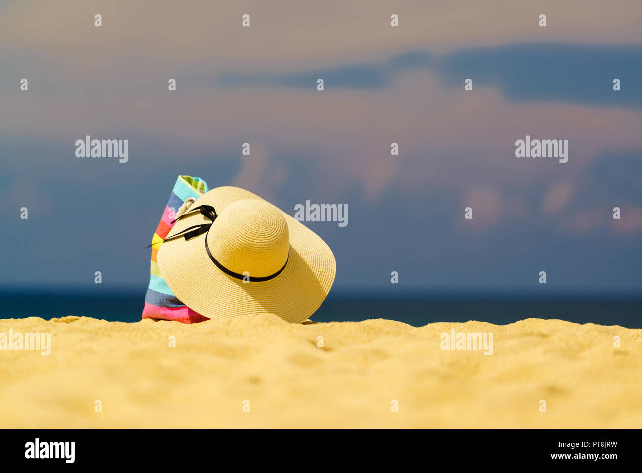 Coastal landscape straw hat hi-res stock photography and images - Alamy