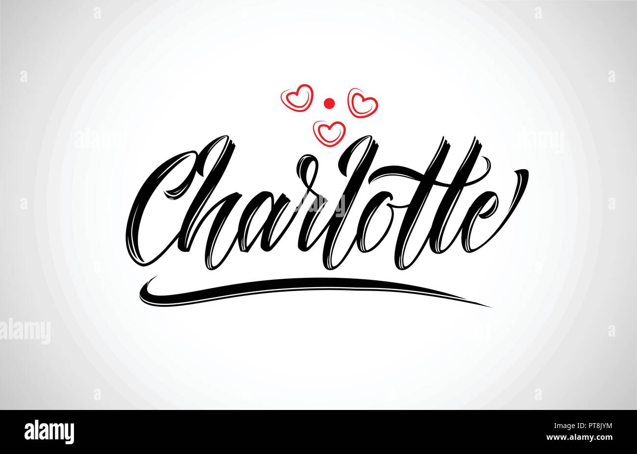 Charlotte background Stock Vector Images - Alamy
