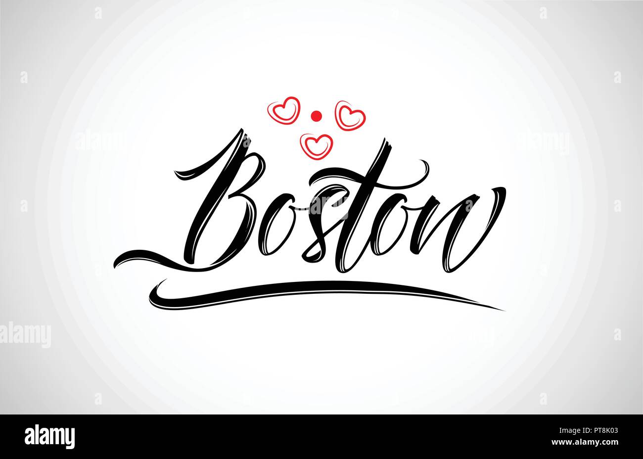 Boston typography background Stock Vector Images - Alamy