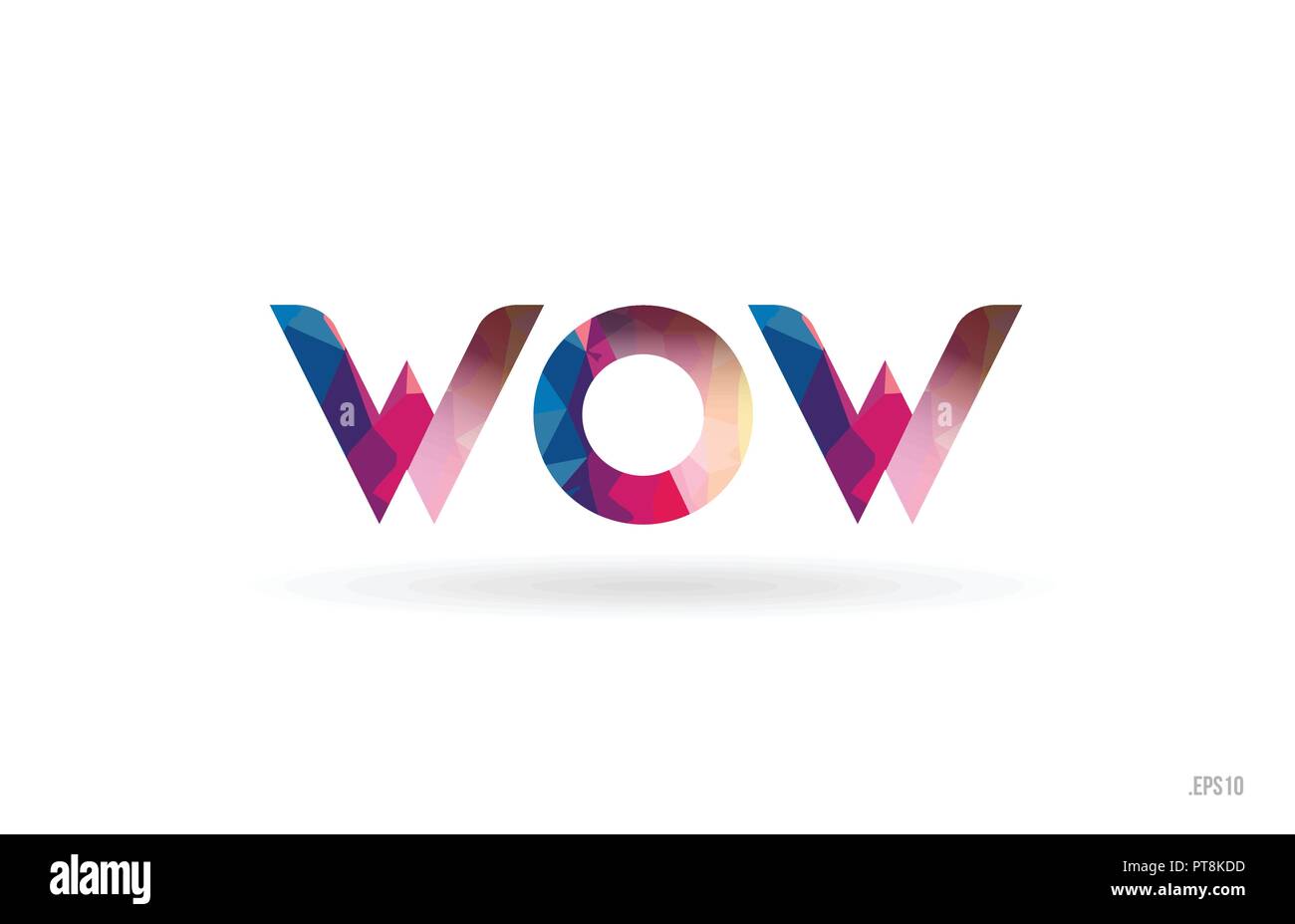 The word wow Stock Vector Images - Alamy
