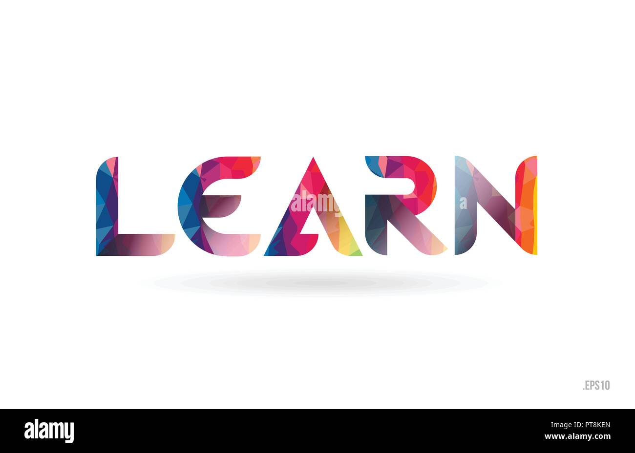 Learn word Stock Vector Images - Alamy