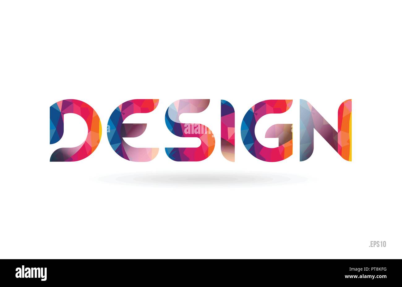 text logo design illustration