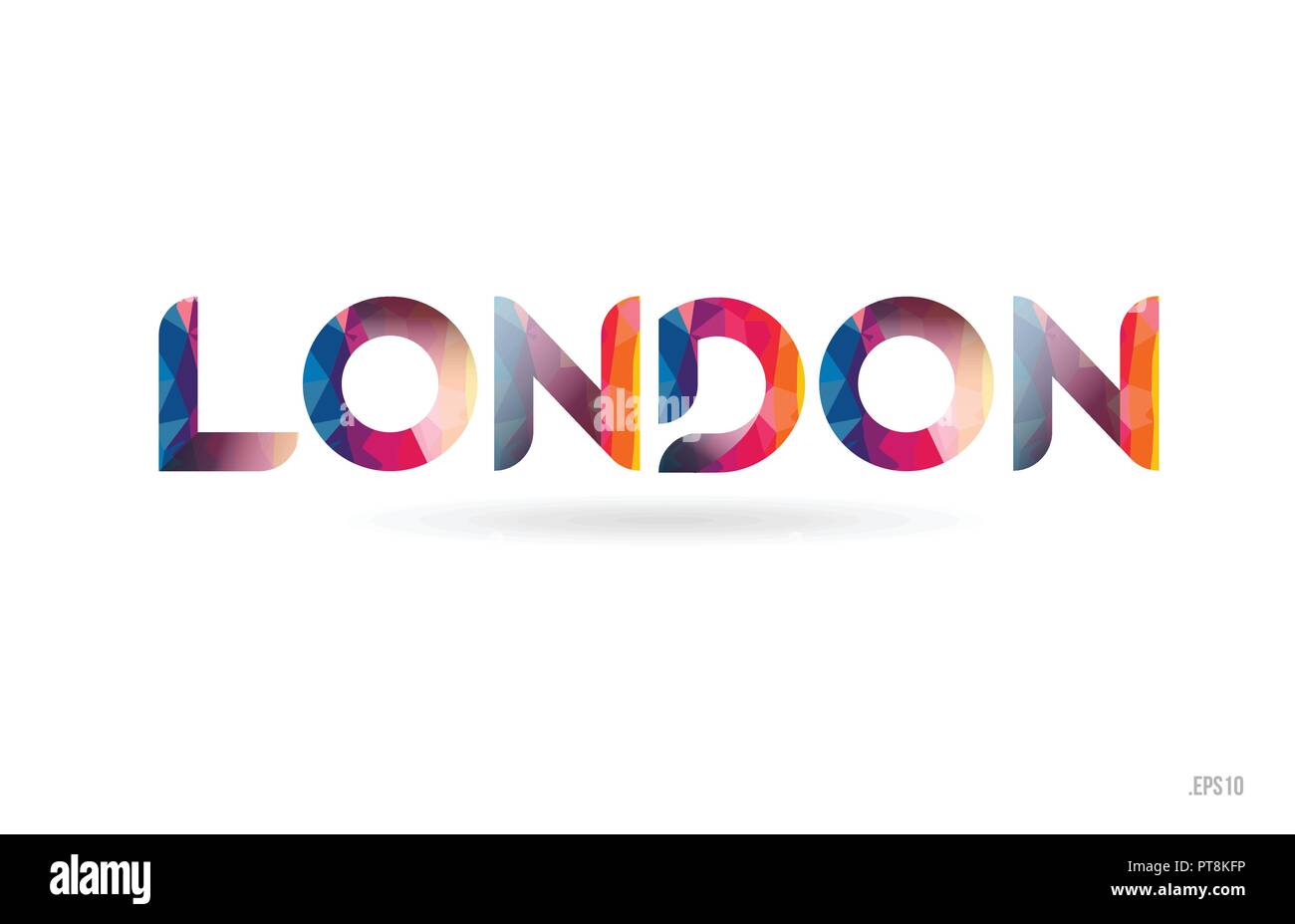 London vector logo design template hi-res stock photography and images ...