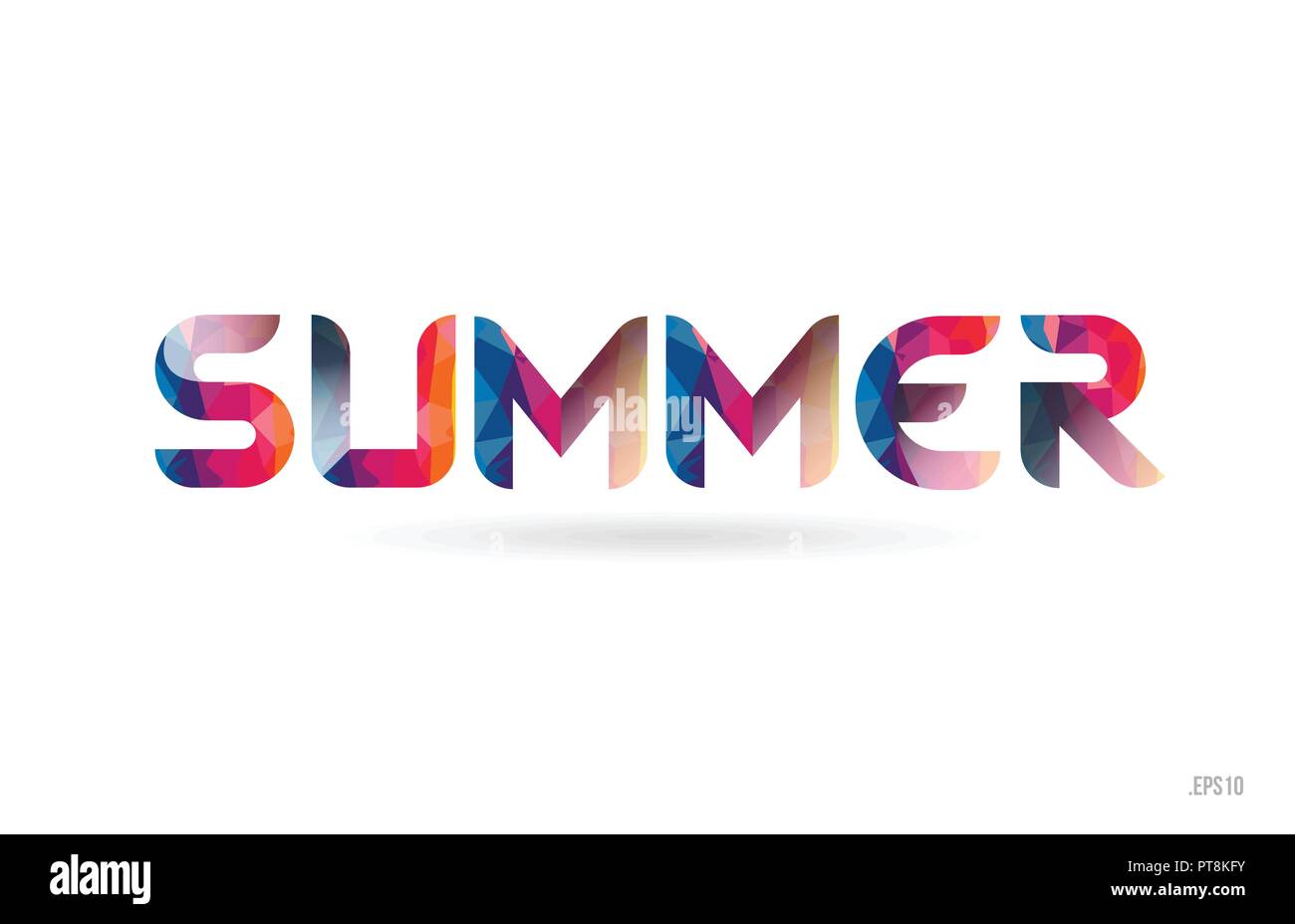 Summer written Stock Vector Images - Alamy