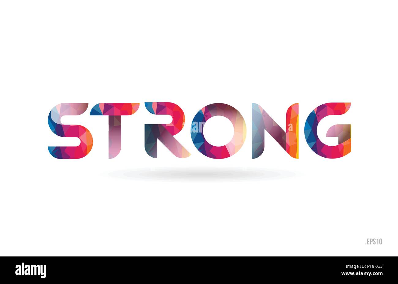 Strong text Stock Vector Images - Alamy