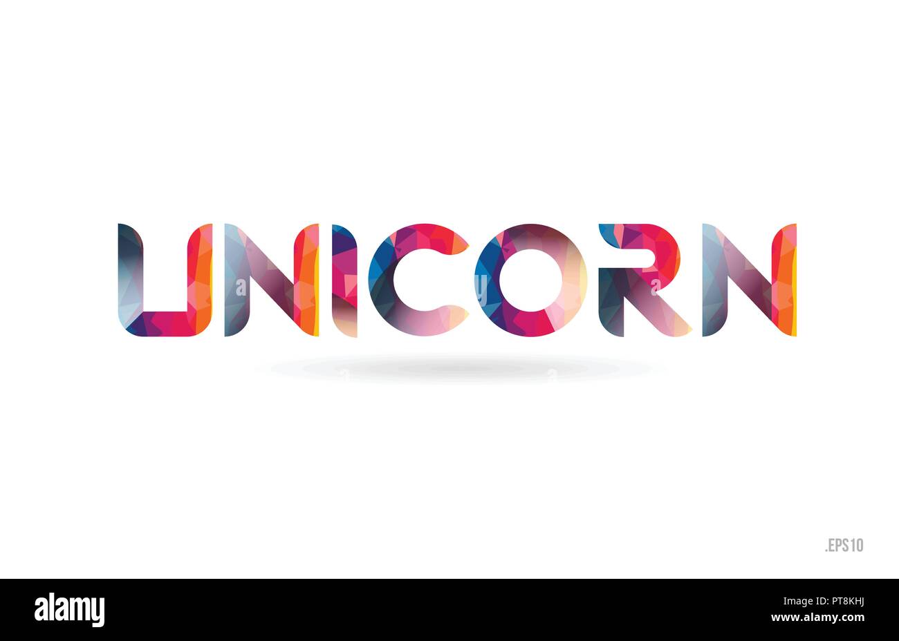 Unicorn word hi-res stock photography and images - Alamy