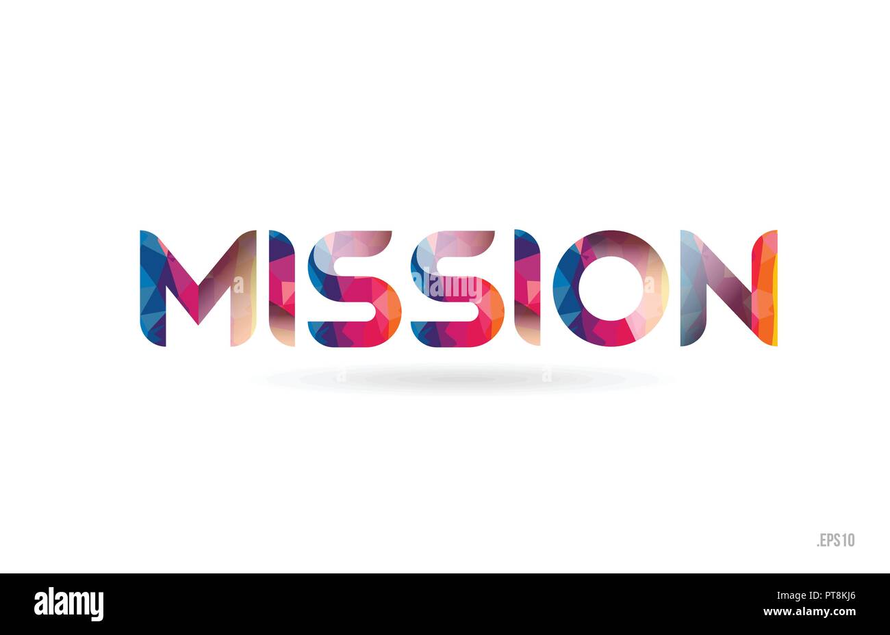 Word lettering mission hi-res stock photography and images - Alamy