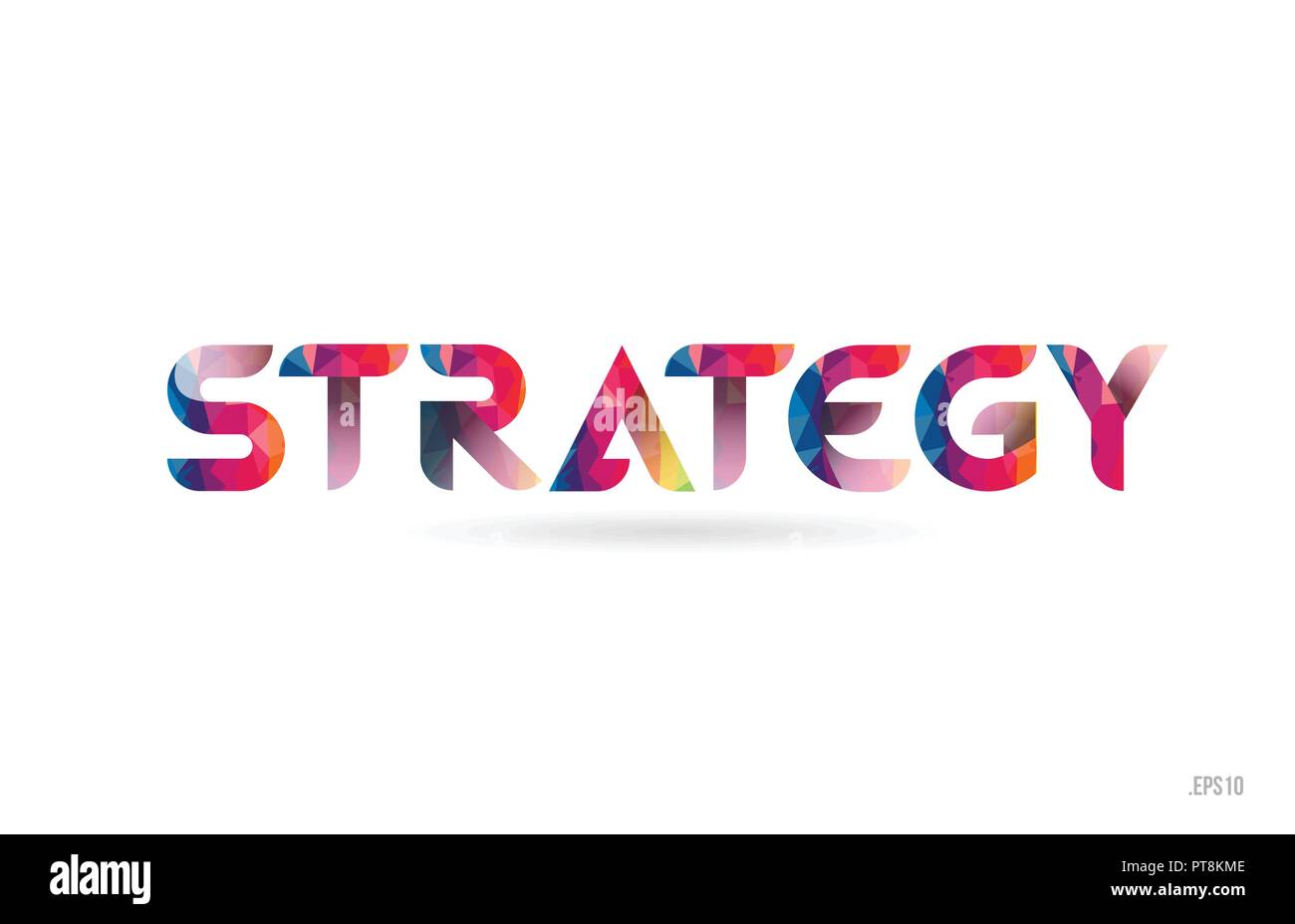 Strategy text Stock Vector Images - Alamy