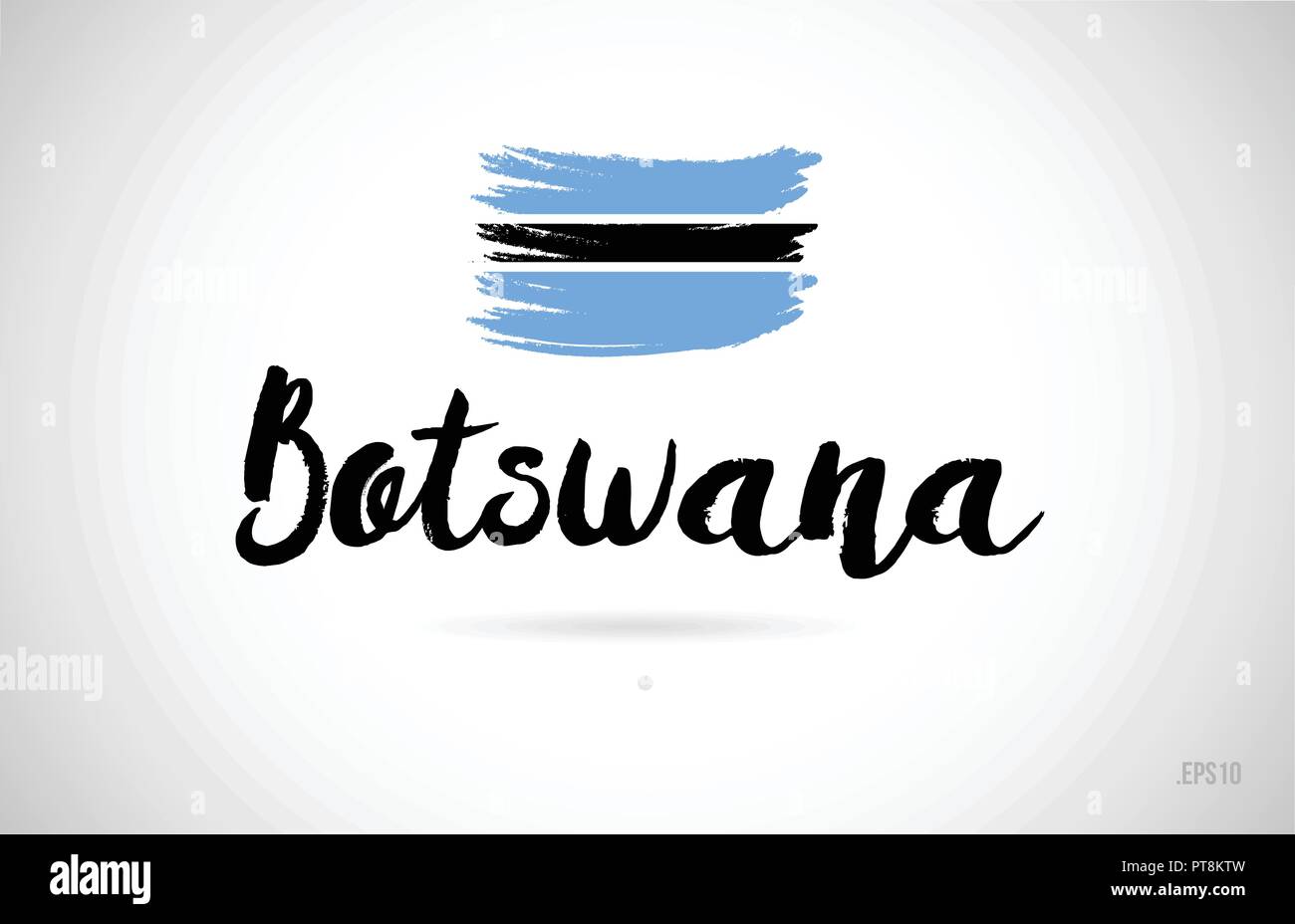 Flag of botswana Stock Vector Images - Alamy