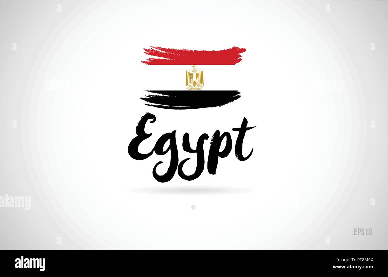 egypt country flag concept with grunge design suitable for a logo icon ...