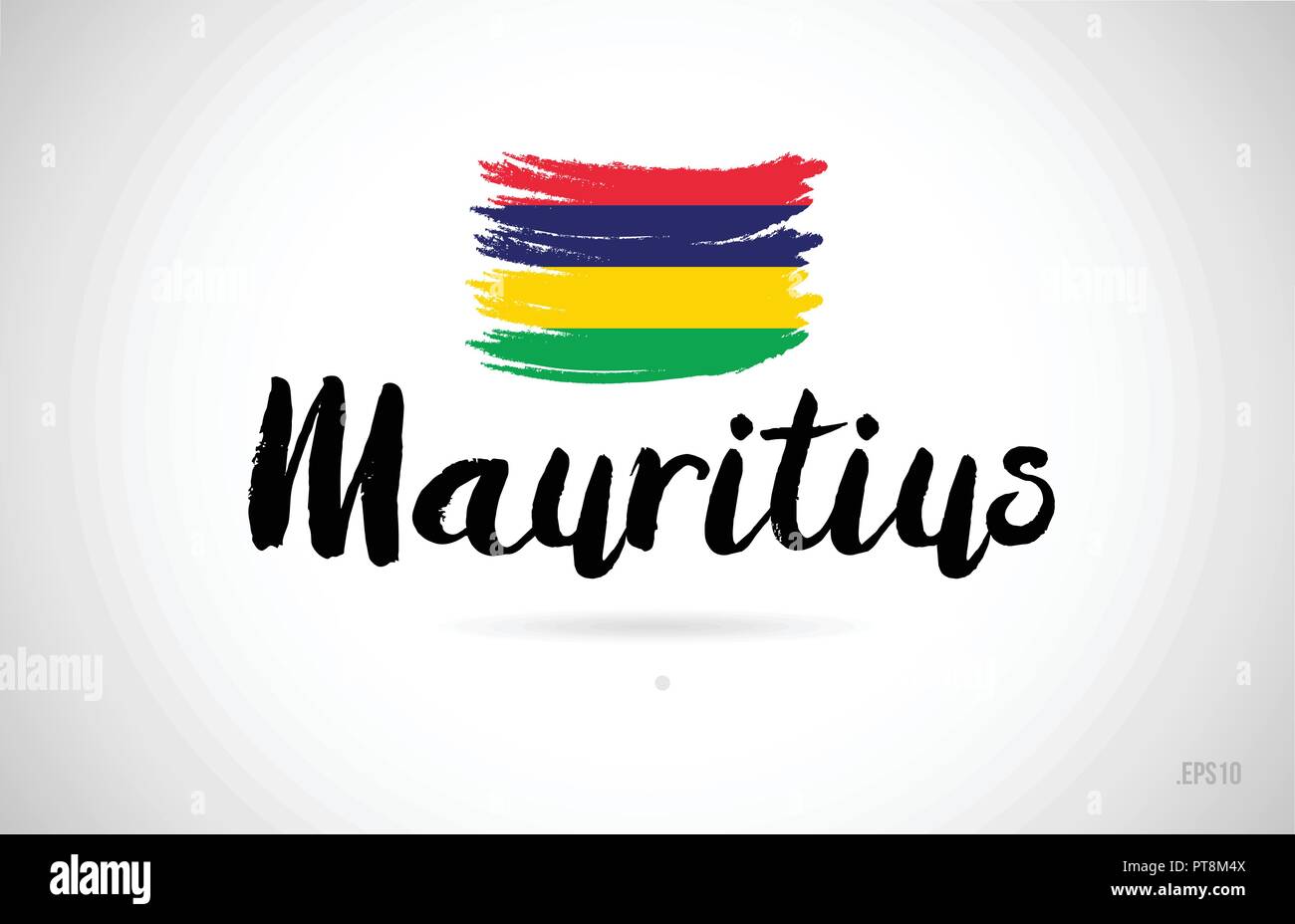 Flag of the mauritius Stock Vector Images - Alamy