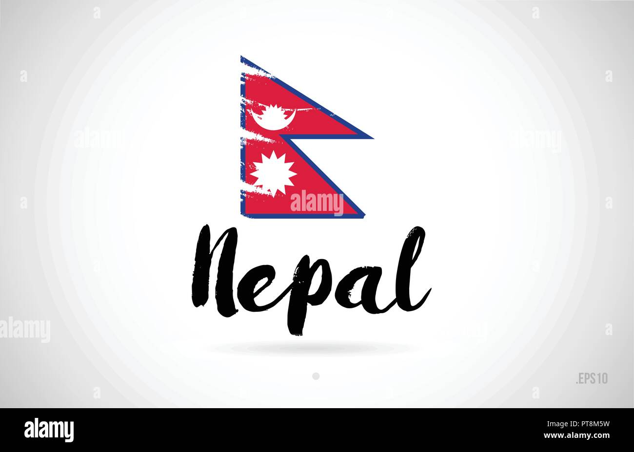 Nepal emblem Stock Vector Images - Alamy