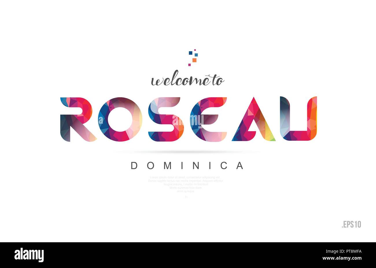 Welcome dominica Stock Vector Images - Alamy