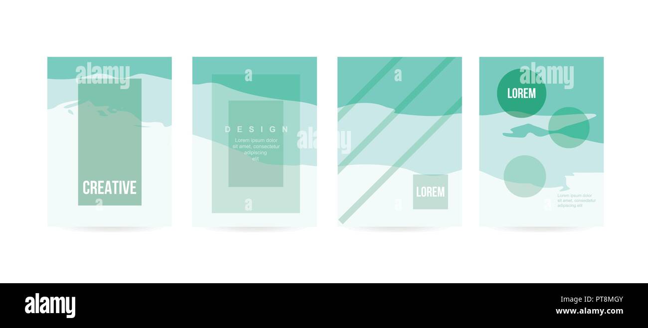 Minimal cover concept for brochure or card design. Simple and elegant ...