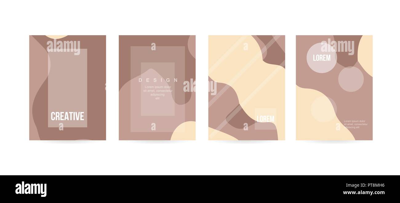 Minimal cover concept for brochure or card design. Simple and elegant ...