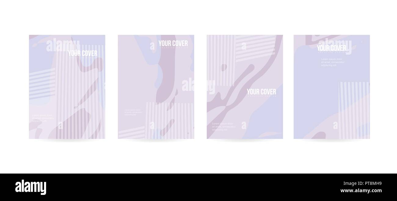 Minimal cover concept for brochure or card design. Simple and elegant ...