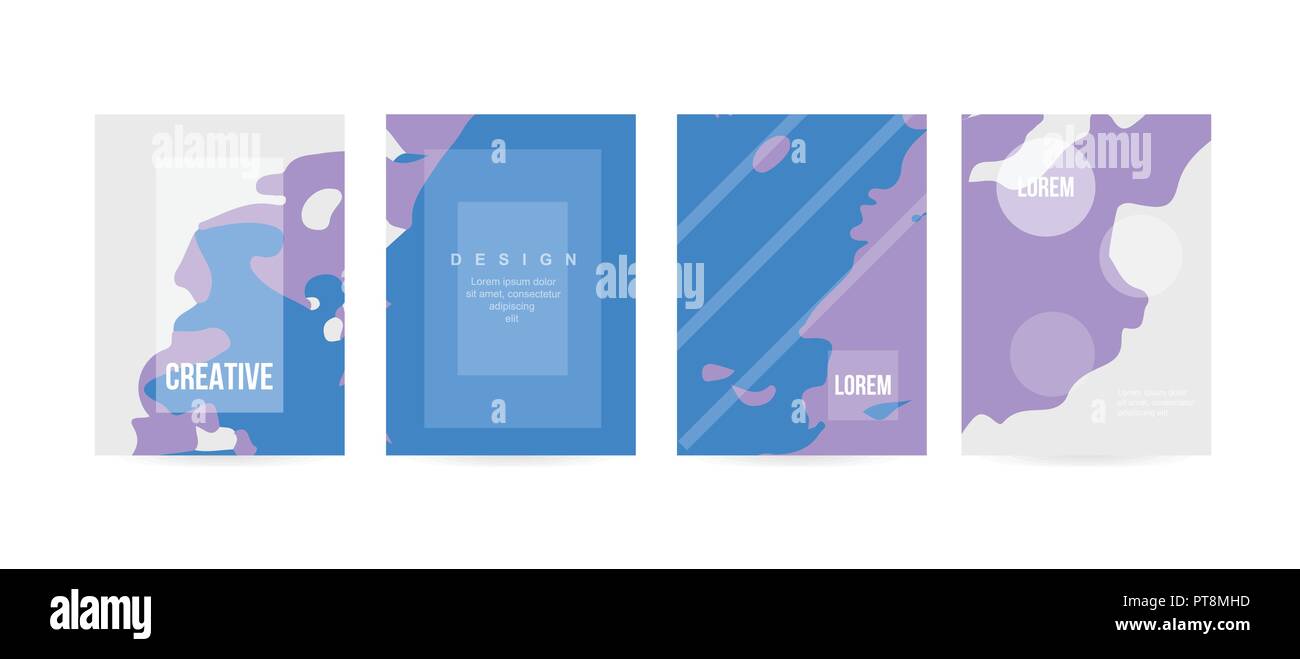 Minimal cover concept for brochure or card design. Simple and elegant ...