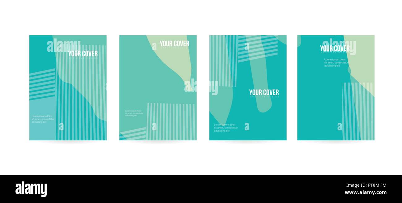 Minimal cover concept for brochure or card design. Simple and elegant ...