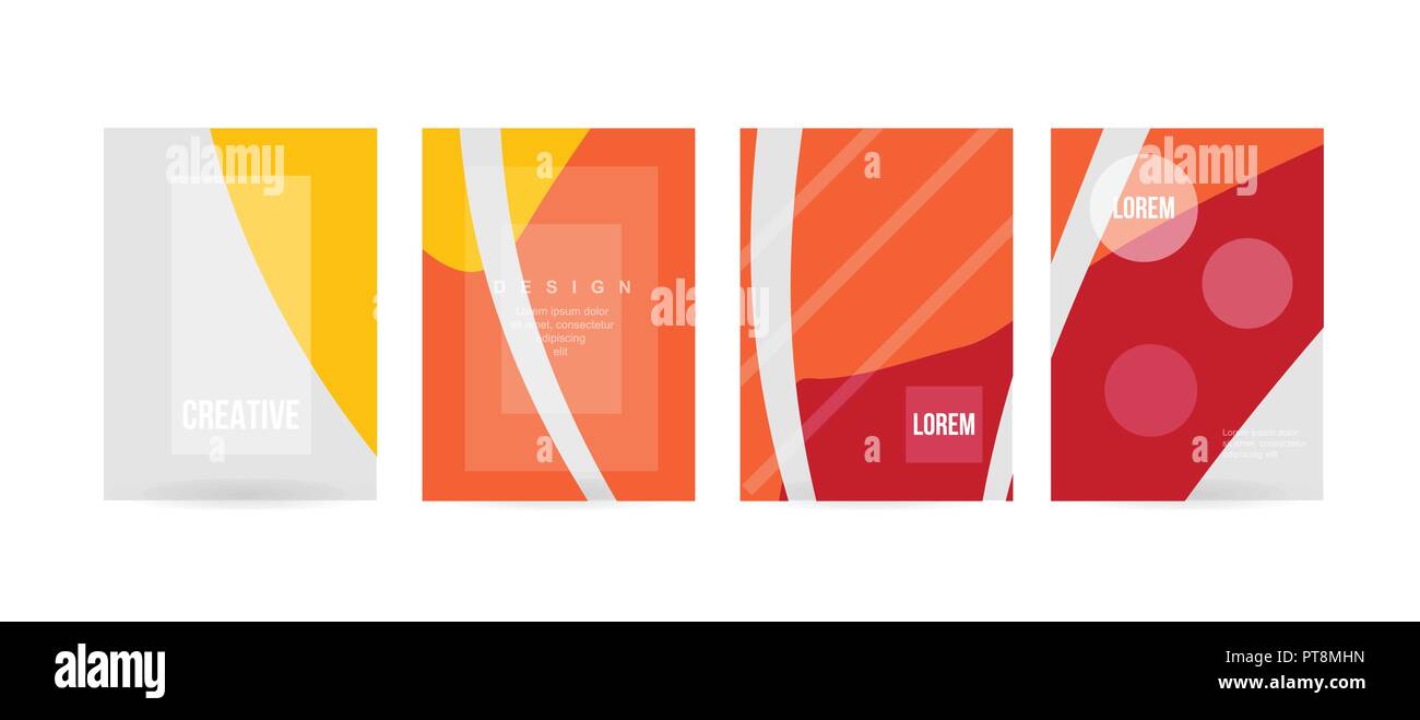Minimal cover concept for brochure or card design. Simple and elegant ...