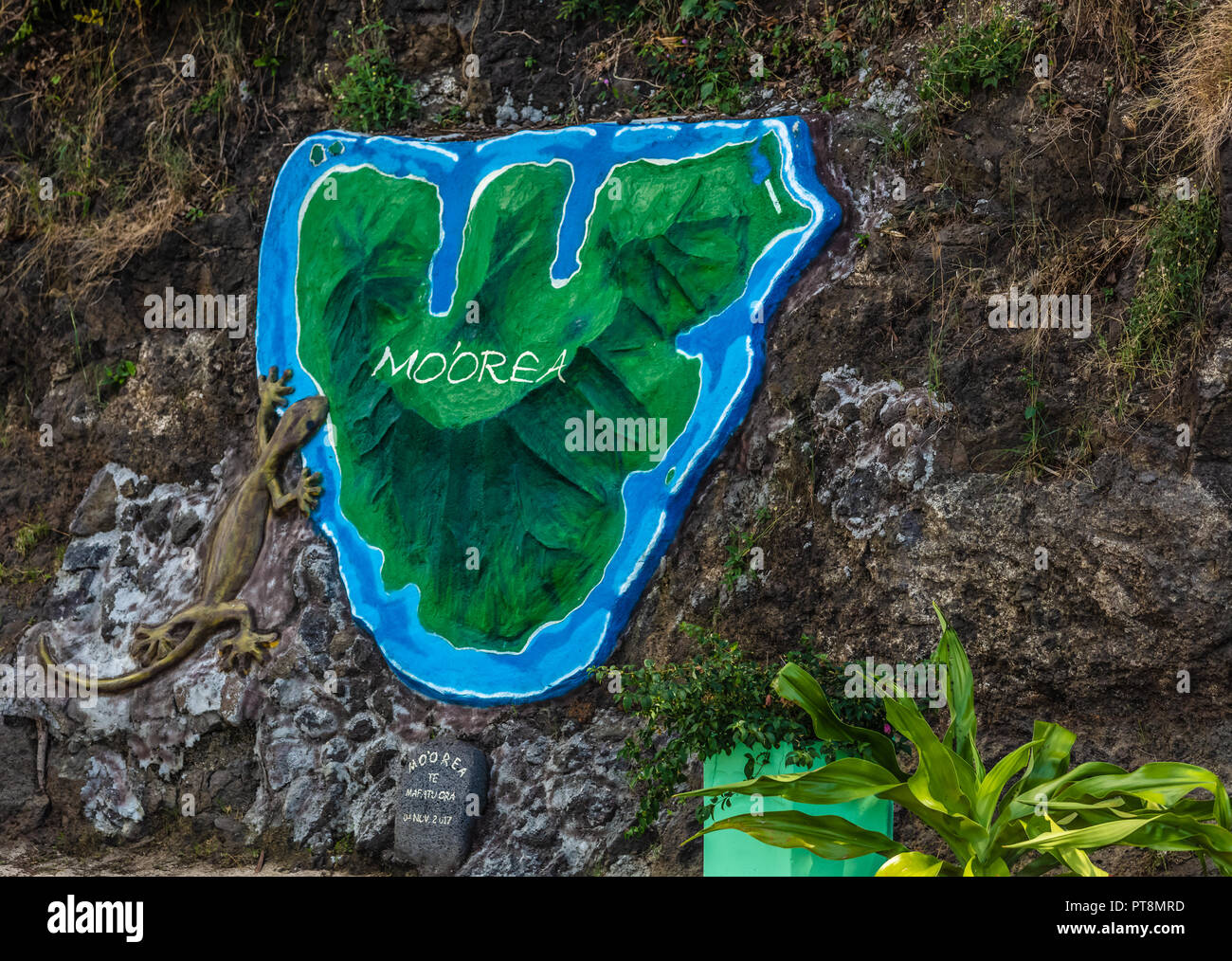 Road Map Moorea