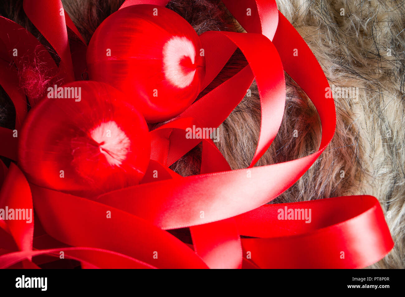 Red Ribbon Texture