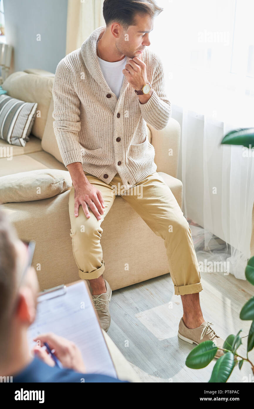 Contemplating problem hi-res stock photography and images - Alamy