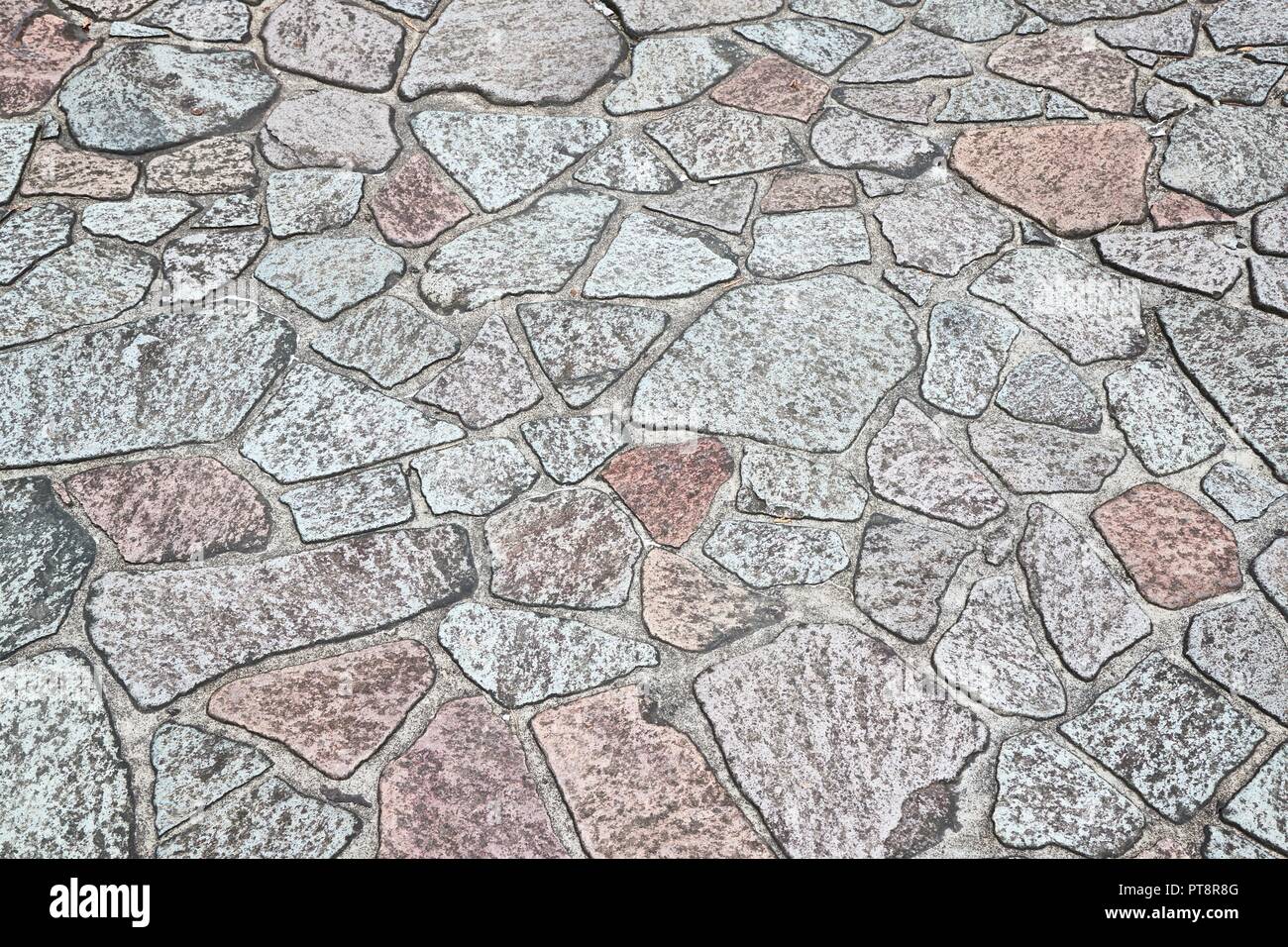 Stone Pavement Pattern Stock Photo - Alamy