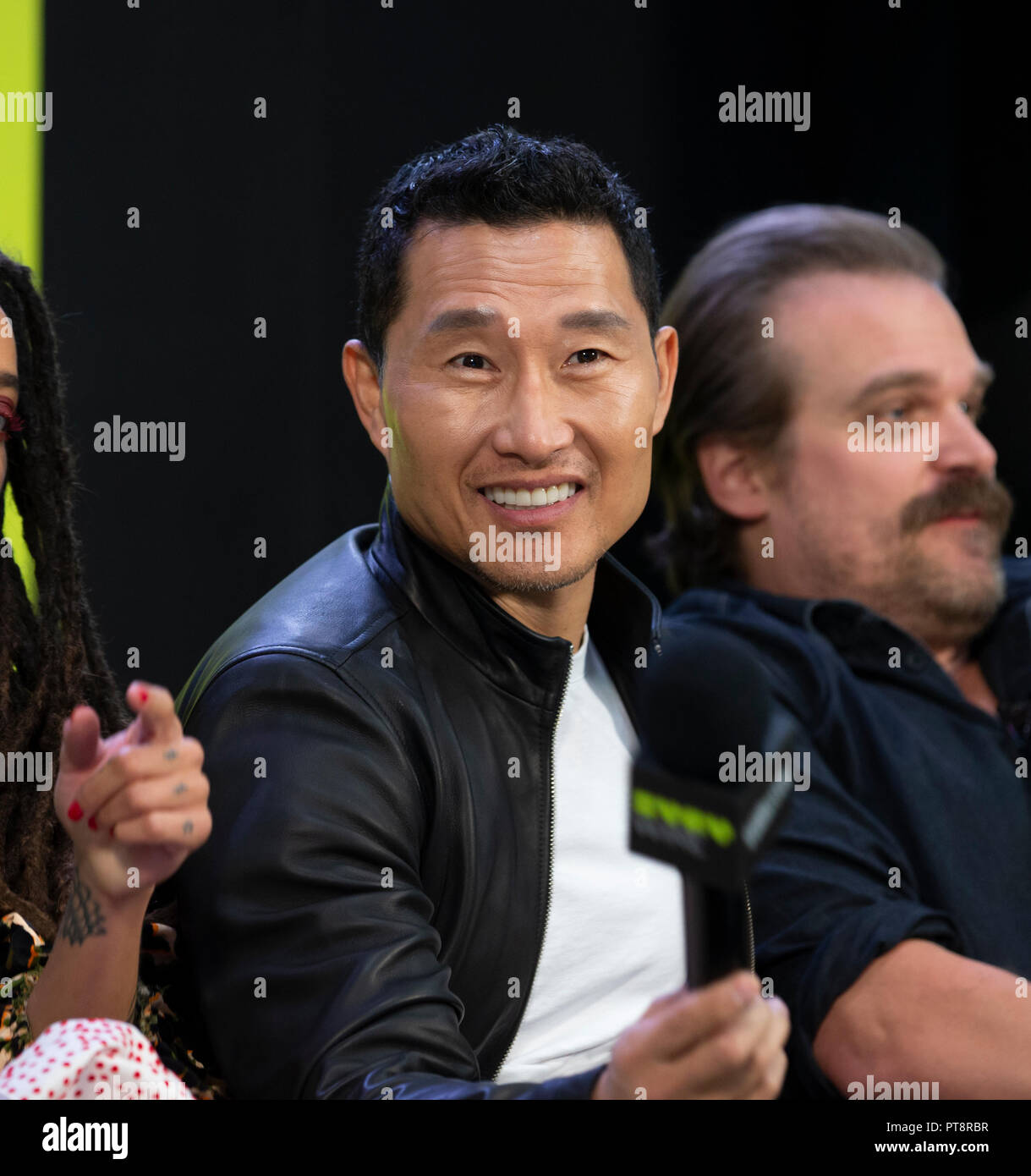 New York, NY - October 6, 2018: Hellboy Daniel Dae Kim speaks on live ...