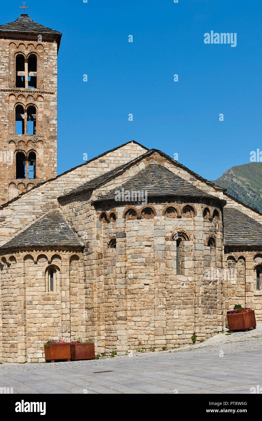 Spanish romanesque. Santa Maria de Taull church. Vall de Boi. Spain ...