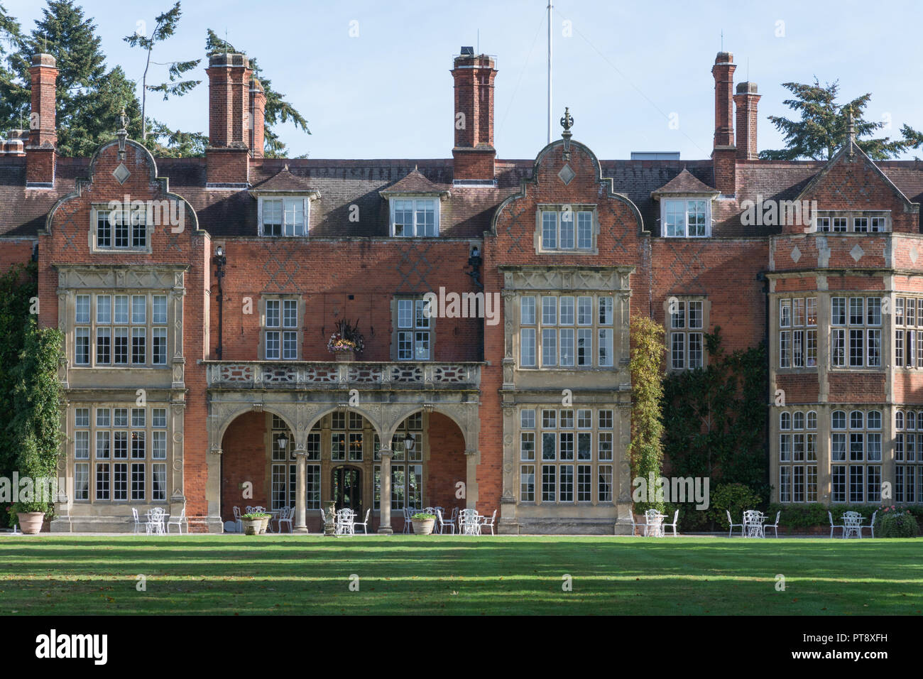 Tylney Hall and gardens, a grand Victorian mansion and now an upscale ...