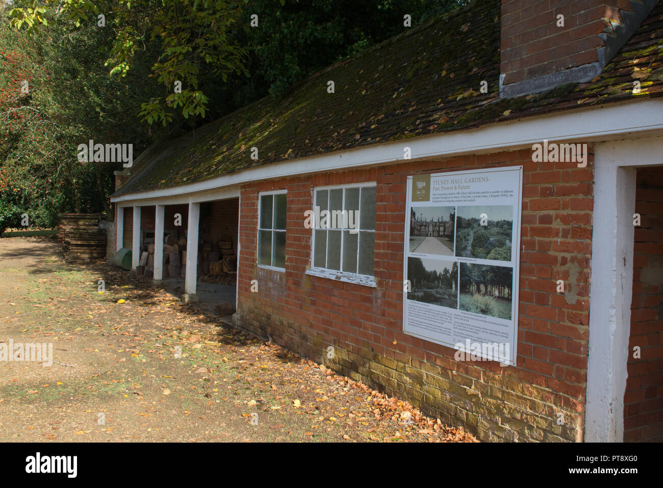 Outhouse in the grounds of Tylney Hall, a Victorian mansion now an ...