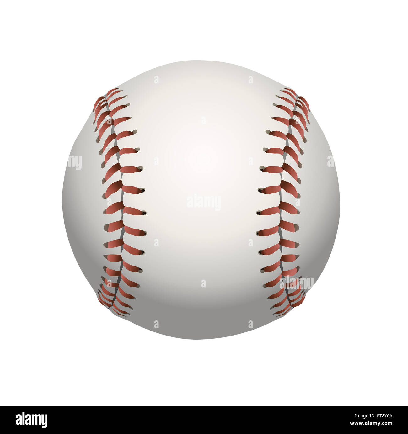 baseball ball object sport game illustration Stock Photo - Alamy