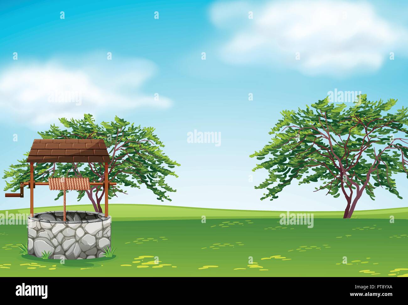 A well Stock Vector Images - Alamy