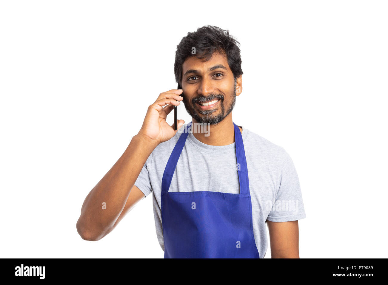 Indian mobile phone shop owner hi-res stock photography and images - Alamy