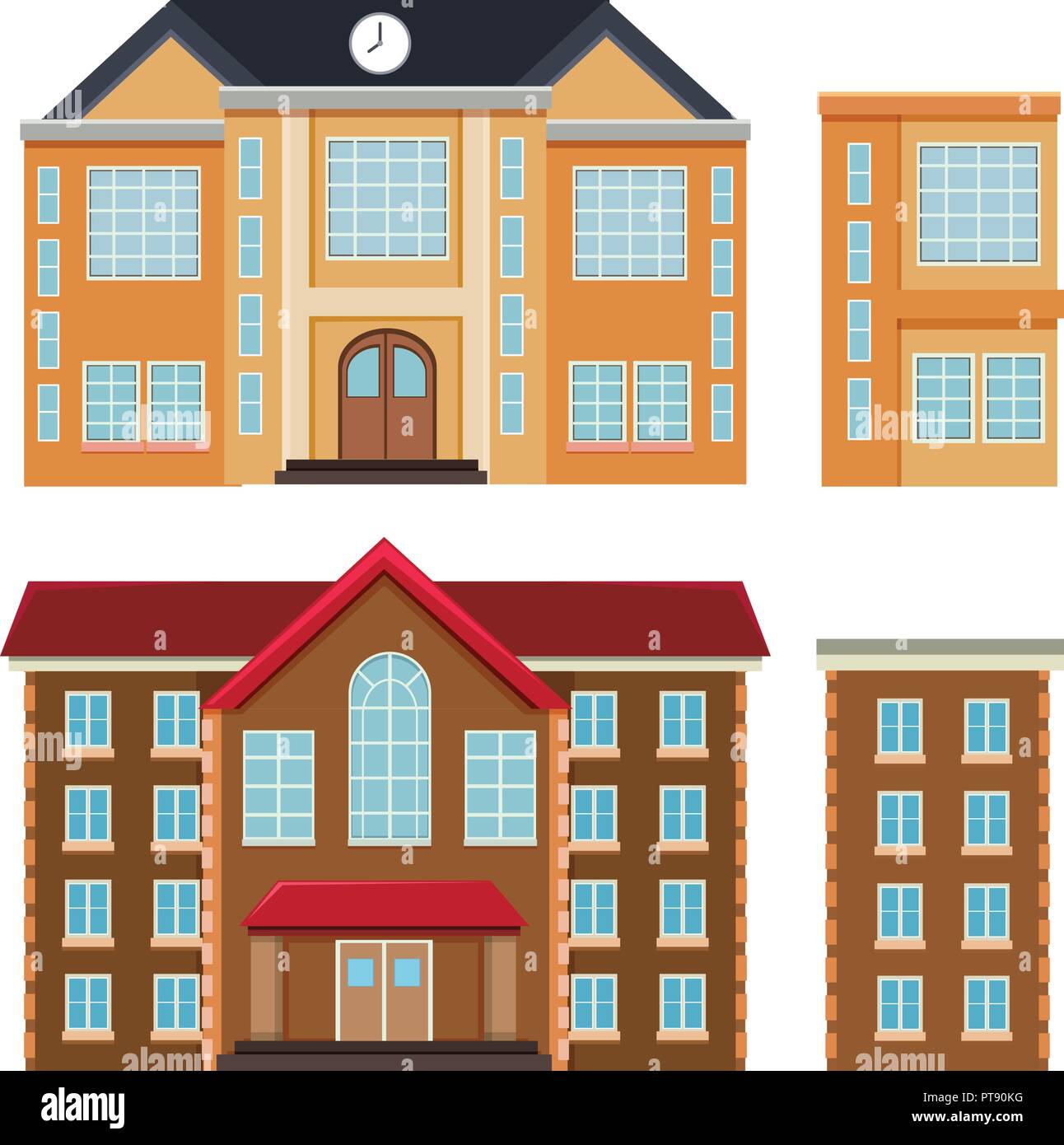 Story buildings Stock Vector Images - Alamy